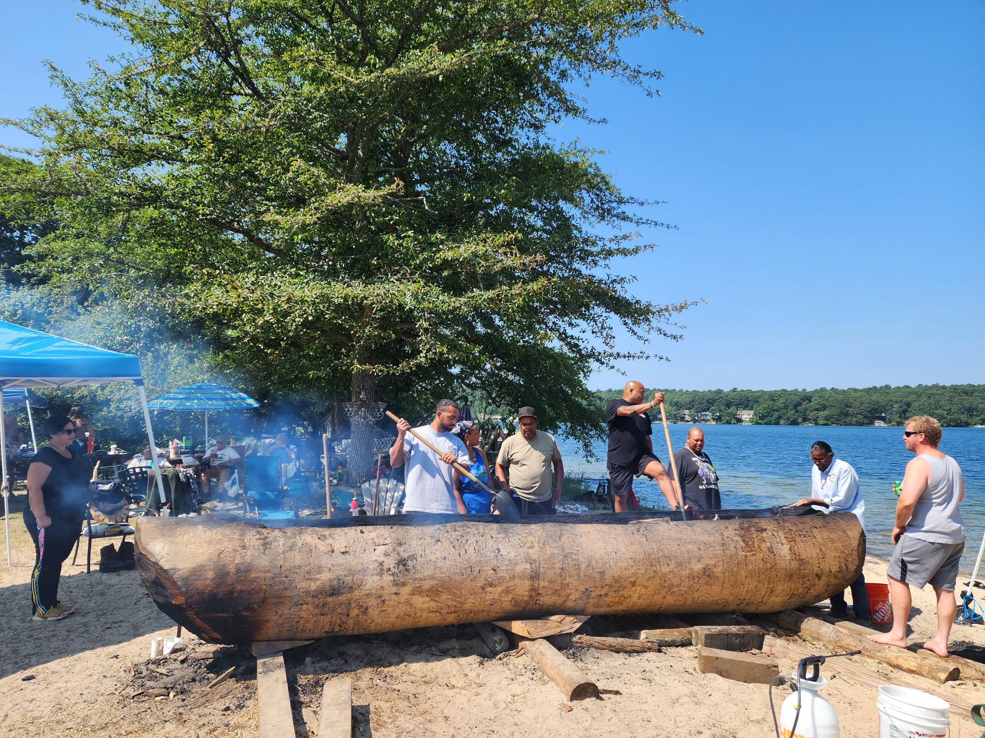 Tradition Recreated with a Mishoon Burn - Herring Ponds Watershed ...